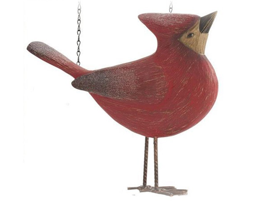 Traditional Red Cardinal Decorative Hanger - $49 | Linen Pear Home